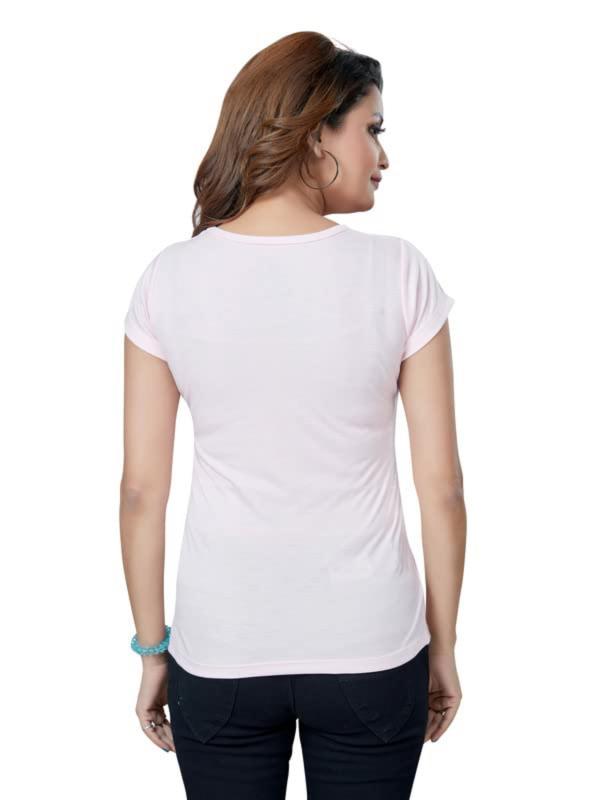 True Spirit Women Pink T Shirt (L) - JioMart