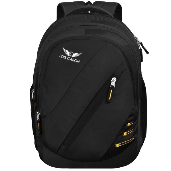 LOIS CARON Large 35 L Laptop Backpack LCB-007 BLACK COLOR LAPTOP ...