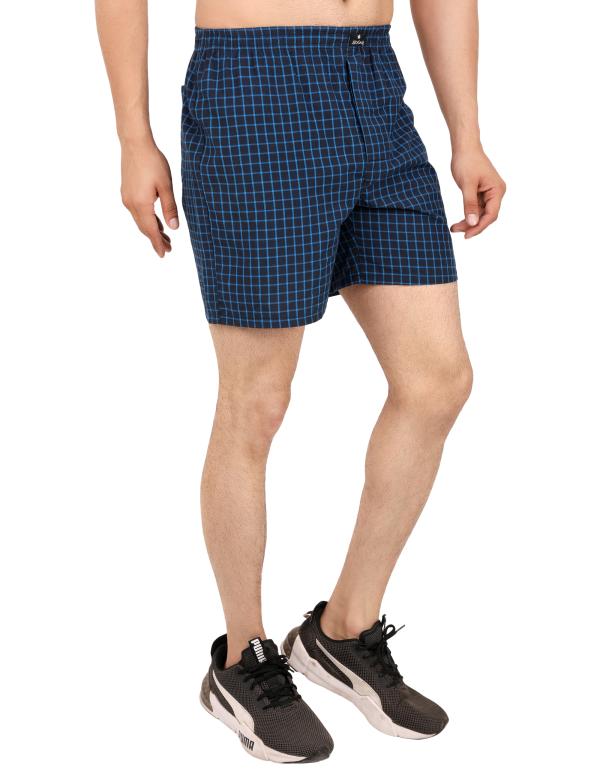 String Men Checkered Back Pocket Boxers10209Large - JioMart