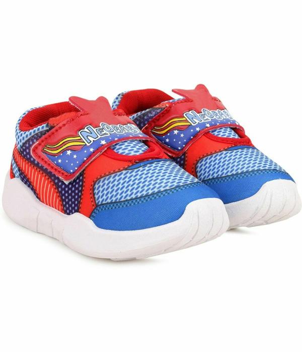 NEOBABY Boys & Girls Velcro Running Shoes (Red) - JioMart