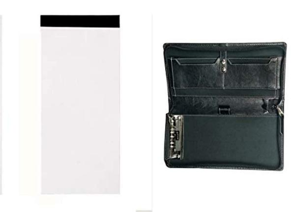 Sukeshcraft Black Faux Leather Black Pu Cheque Book Holder for 100 ...