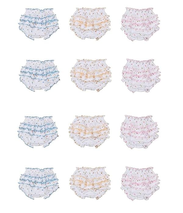 LALA MANEET Washable & Reusable Cotton Fabric Frill Panties/Inner Wear ...