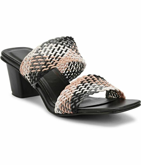 COMMANDER Peach Block Heels for Women - JioMart