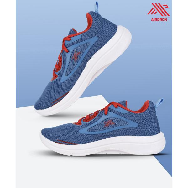 Airdron Oxygen Running Shoes for Men-Royal Navy-Red-7 - JioMart