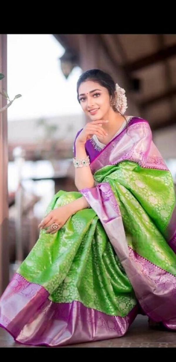 PANETAR Fancy Wedding Jacquard Saree For Bridal - JioMart