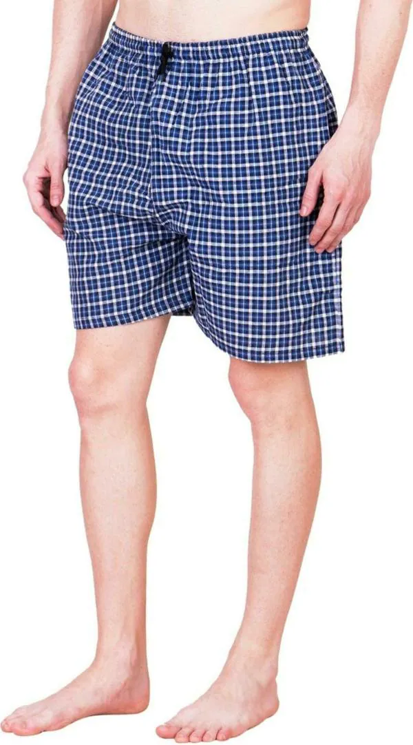 Bentag Mens Blue Red Checkered Cotton Blend (pack of 2) Boxer (XXL ...