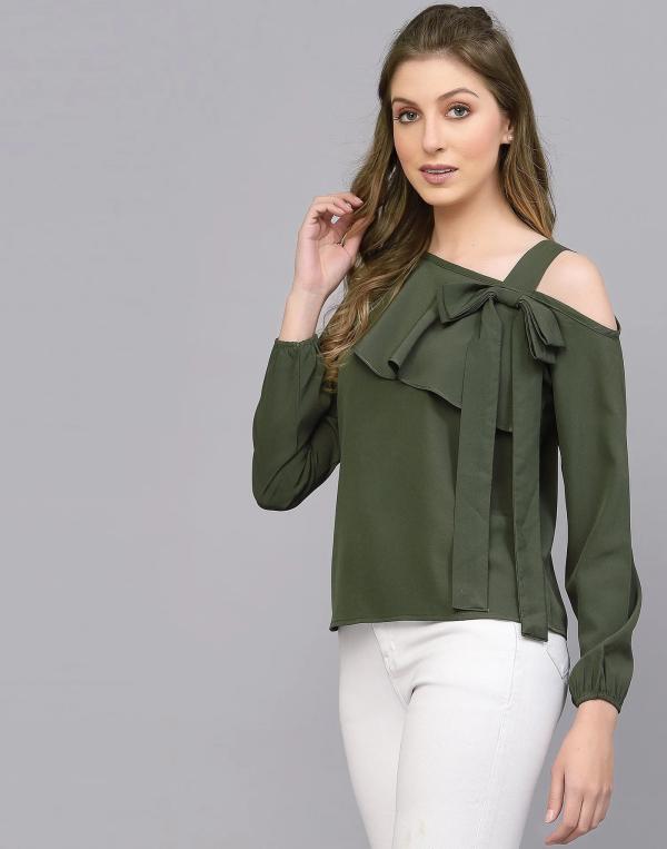 Mevika Mahendi Polyester Ombre Top - JioMart