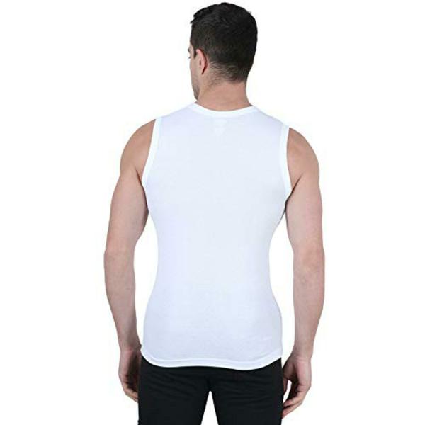 abaranji Men White Vest-Pack of 3 - JioMart