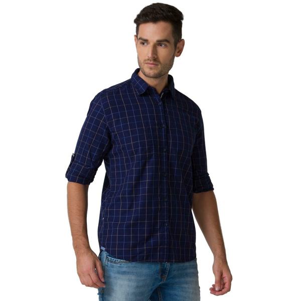 Parx Dark Blue Shirt - JioMart