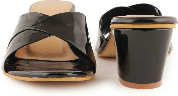 Shimari Trendy Black Heels For Women - JioMart