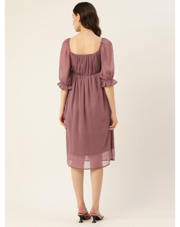 Rue Collection Mauve Sweetheart Dress for Women - JioMart