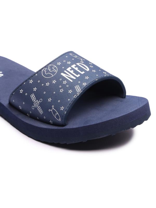 Appitite Blue Comfortable EVA Sliders for Men - JioMart