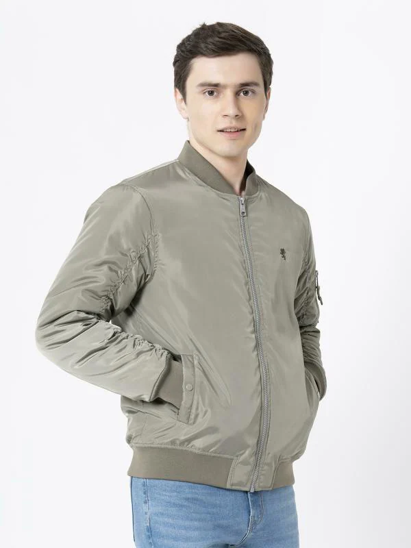 Red Tape Men's Pastel Green Solid Jacket - JioMart