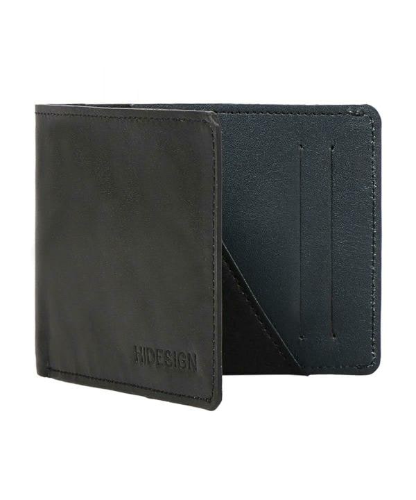Hidesign Men Black Leather Wallet - JioMart