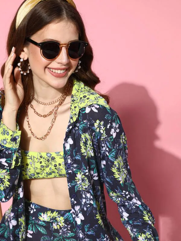 Da Intimo Three Piece Bra Co-ord Loungewear Sets - JioMart