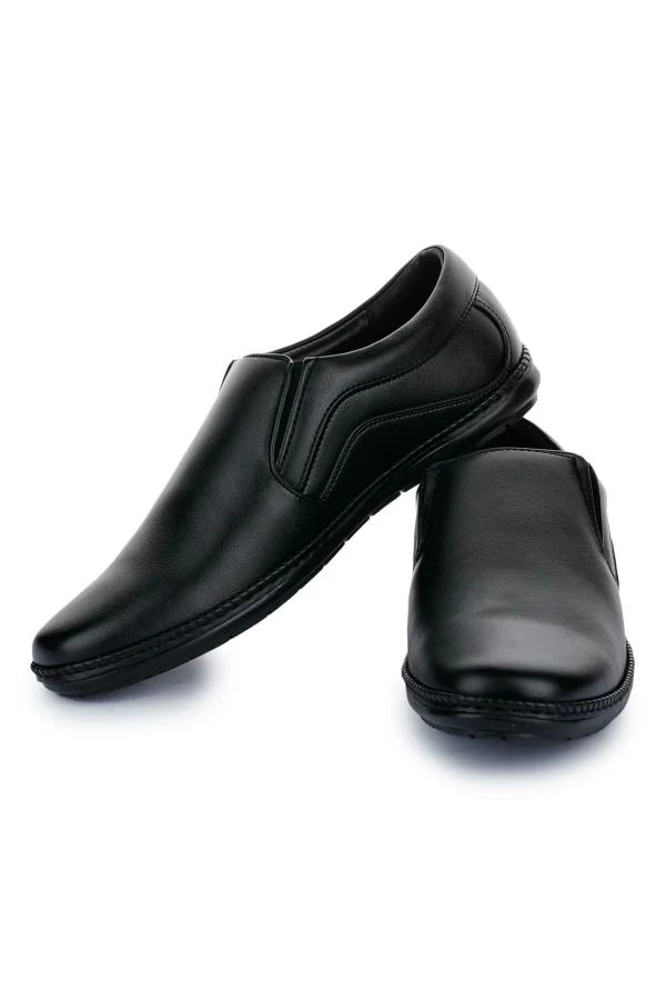 Fortune By Liberty A8-17_Black Formal Shoes For Men - JioMart