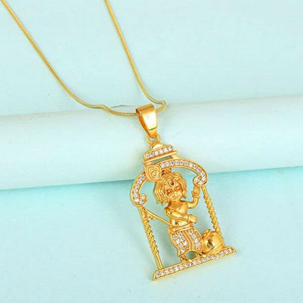 ZUMRUT MAKING YOU A STYLE SENSATION Gold Plated Brass Lord Krishna ...