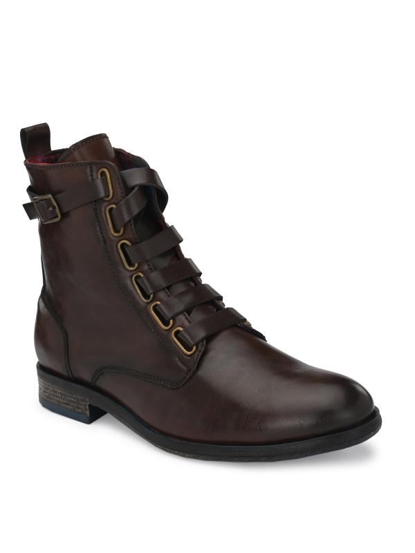 Delize Mens brown Party Boots - JioMart