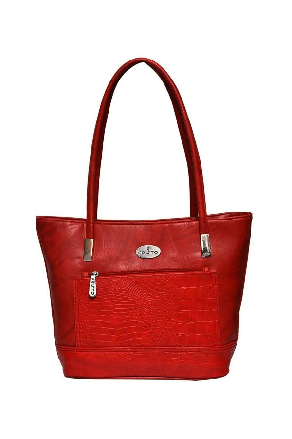 Fristo Red PU Handbag for Women FRB 380 - JioMart