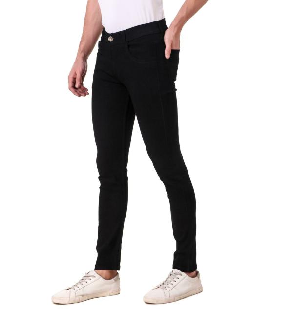 Jac Fashion Men Black Solid Denim Jeans ( 36 ) - JioMart