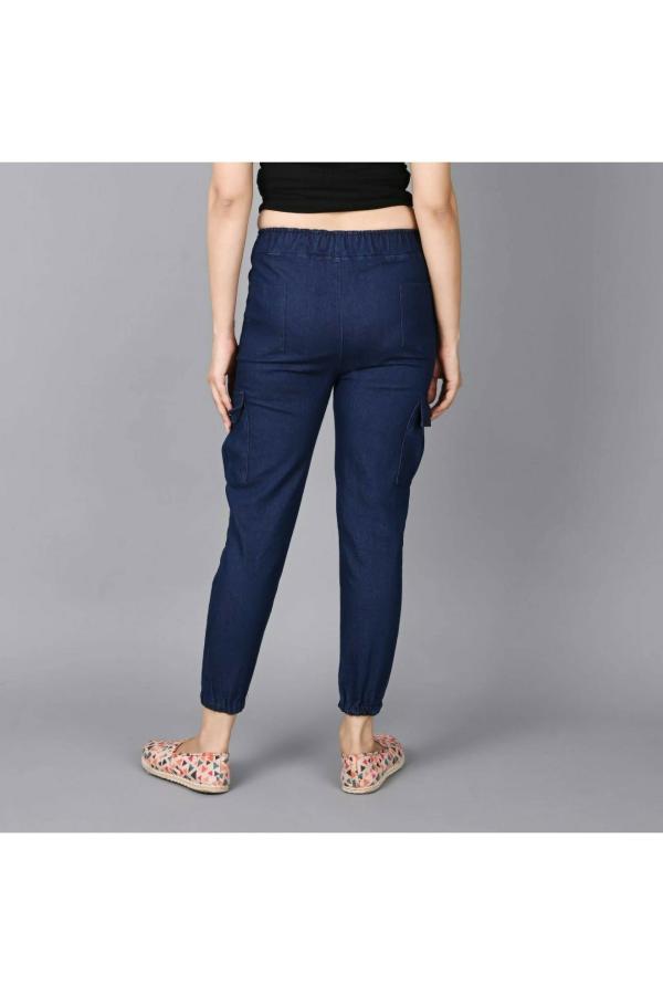 Women Dark Blue Denim Jeans (Pack of 1) - JioMart