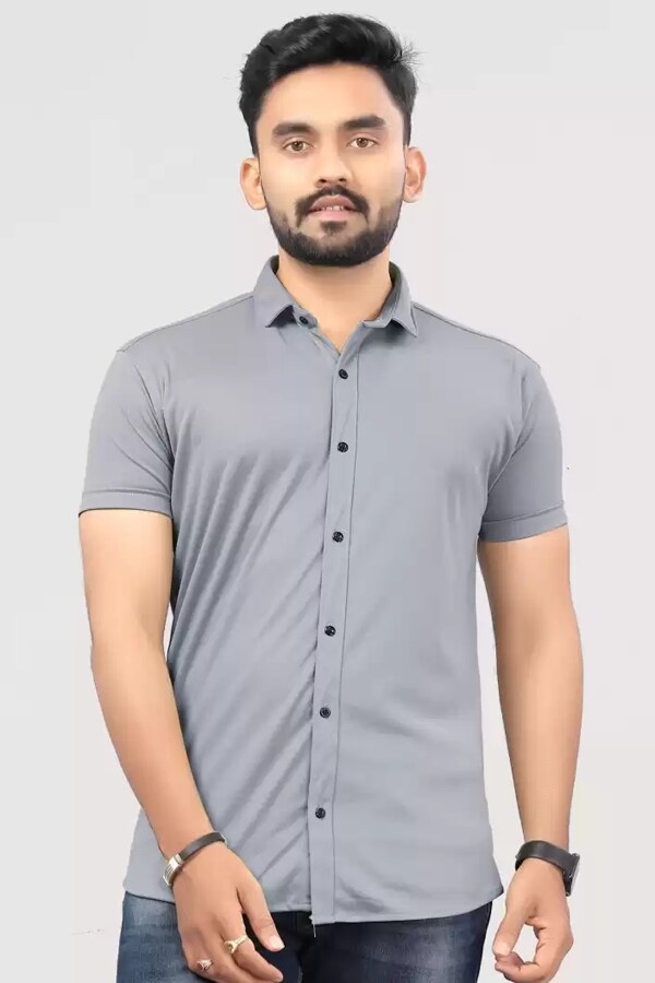 Kalix International lycra stretchable shirts for men|Half Sleeve - JioMart