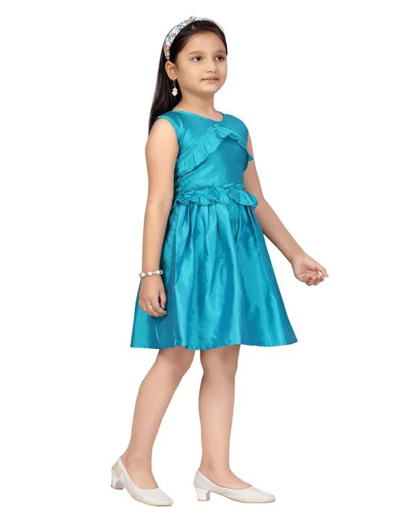 Aarika Girls Firozi Color Frock - JioMart