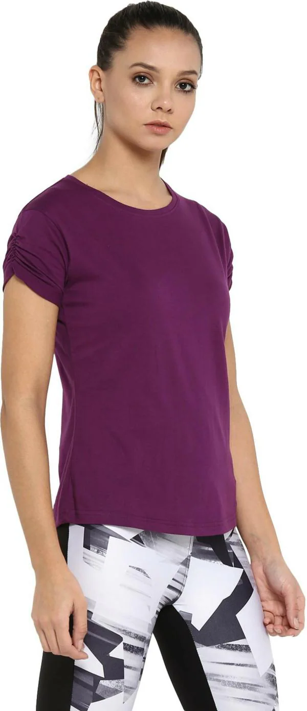 Ap'pulse Women White Solid Pure Cotton T-Shirts - JioMart