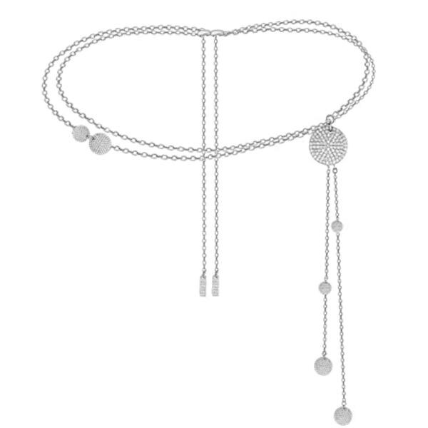 Giva Sterling Silver Chain Of Sphers Necklace For Women - JioMart