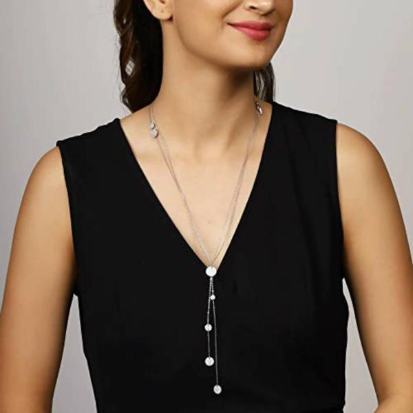 Giva Sterling Silver Chain Of Sphers Necklace For Women - JioMart