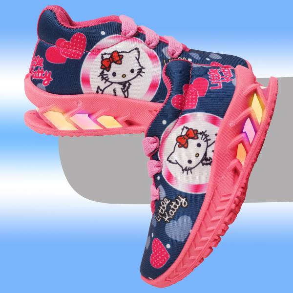 BUNNIES Boy and Girl Lace Sneakers (Blue) - 7C - JioMart