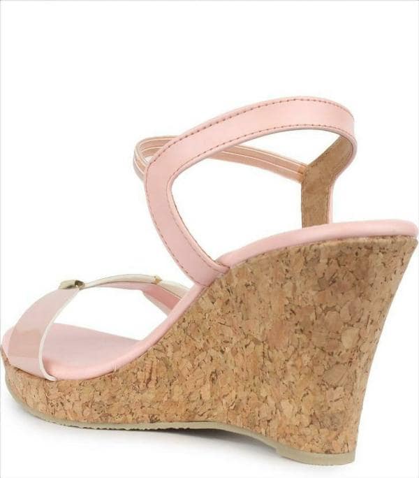 Stepee Trendy & Stylish Pink Heel Sandals For Women - JioMart