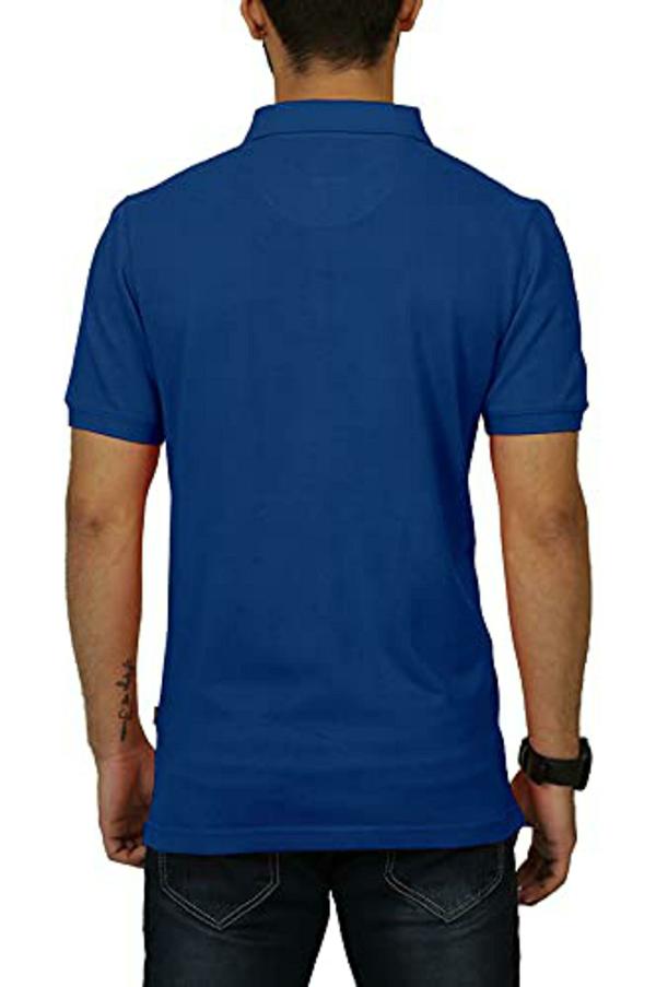 Celsius Men's Half Sleeve Solid Regular fit Pique Polo with Pocket ...