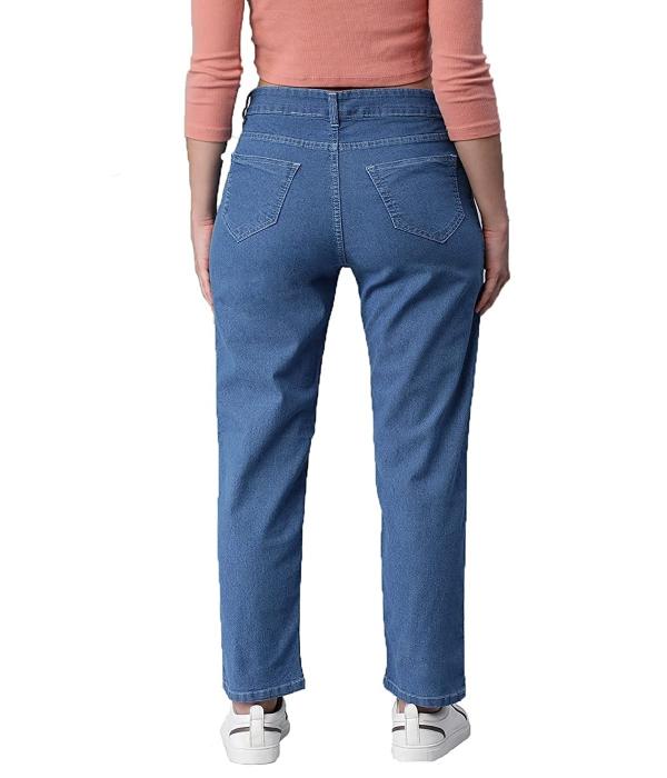 DRIFT OUTFIT Women Flared High Rise Blue Jeans - JioMart